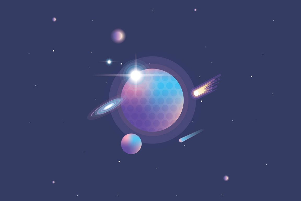 Space Background Clipart | Polar Vectors