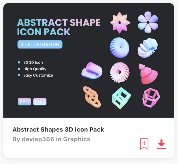 3D Geometric Patterns Free Download | Polar Vectors