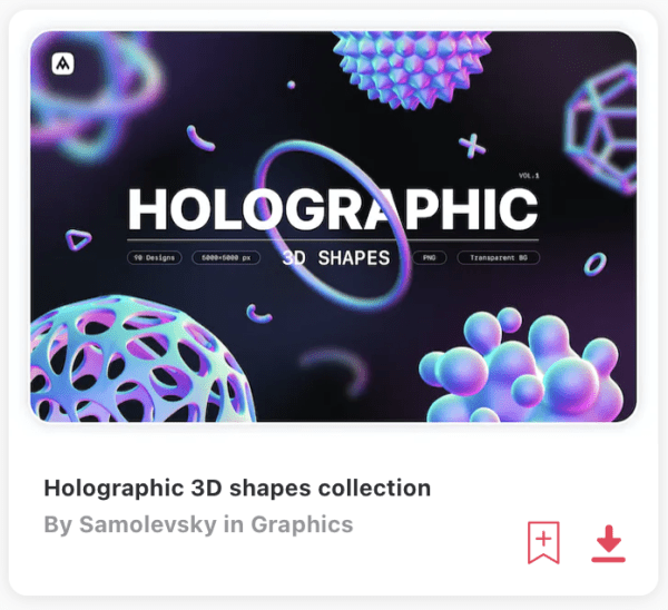 3D Geometric Patterns Free Download | Polar Vectors