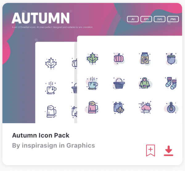 Fall Theme Icons Free Download | Polar Vectors