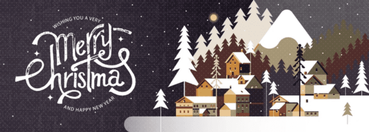 Art Deco Christmas Cards Template | Polar Vectors