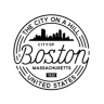 Boston Clipart Logo / Outline of Boston Skyline | Polar Vectors