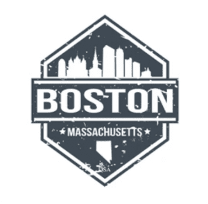 Boston Clipart Logo / Outline of Boston Skyline | Polar Vectors