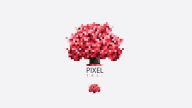 Green Pixel Tree Logo | Polar Vectors