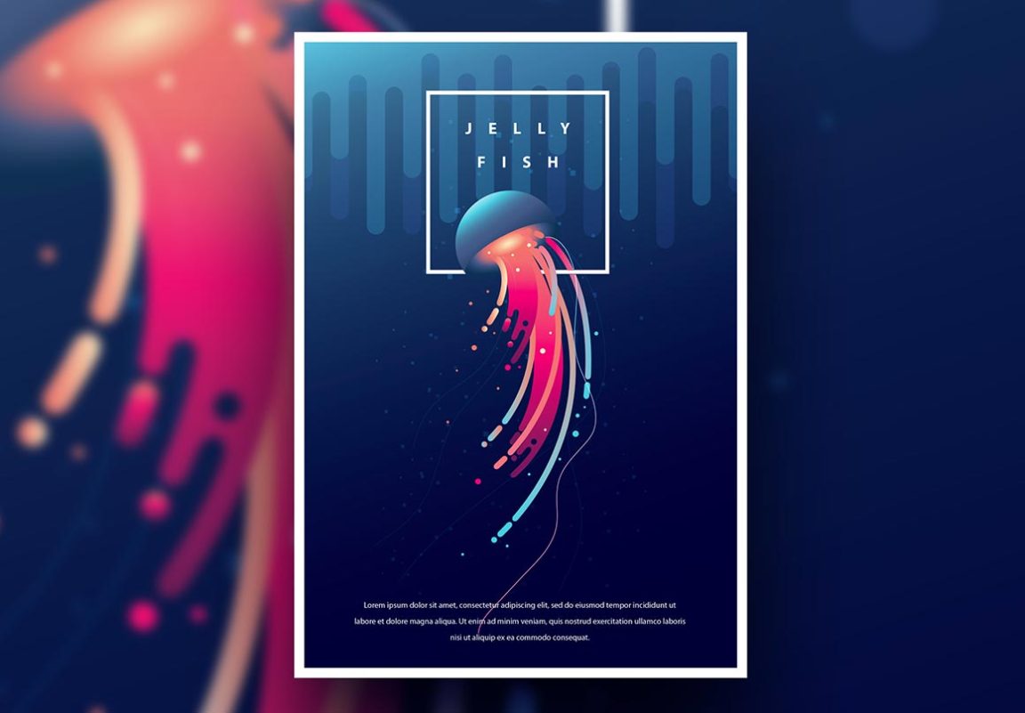 Aquarium Poster Template | Polar Vectors