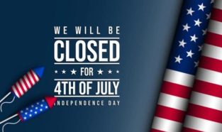 Closed for 4th of July Sign Template | Polar Vectors