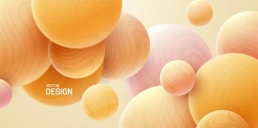 Pastel Orange Background | Polar Vectors