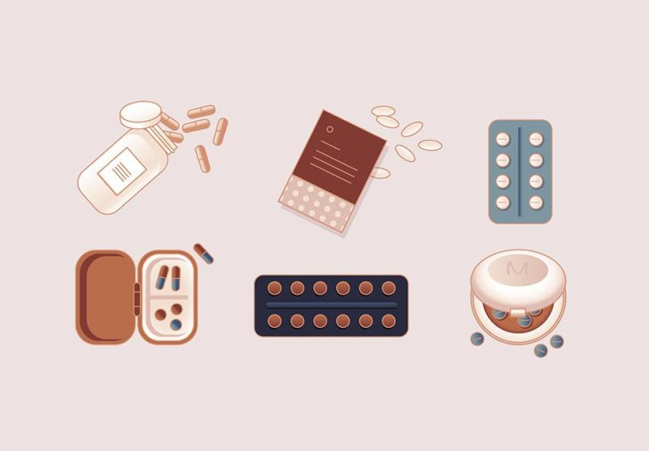 Pill Clipart Set | Polar Vectors