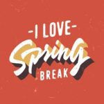 Spring Break Clipart Sign | Polar Vectors