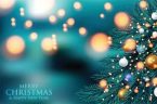 Bokeh Christmas Lights Background | Polar Vectors