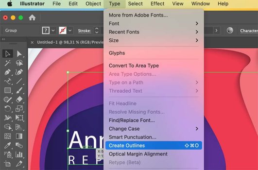 How To Edit Text in Illustrator | Polar Vectors