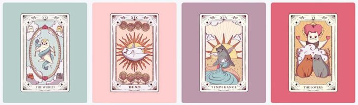 Tarot Cards Aesthetic | Polar Vectors