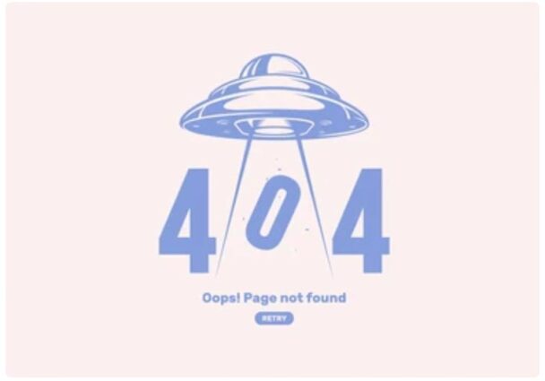 The Best 404 Page Designs | Polar Vectors