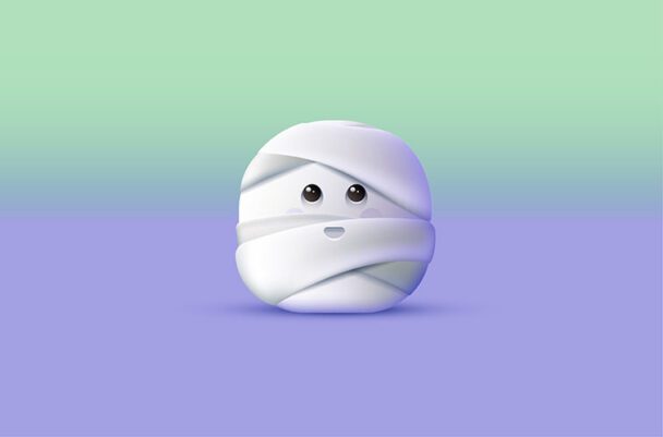 Kawaii Mummy Emoji | Polar Vectors