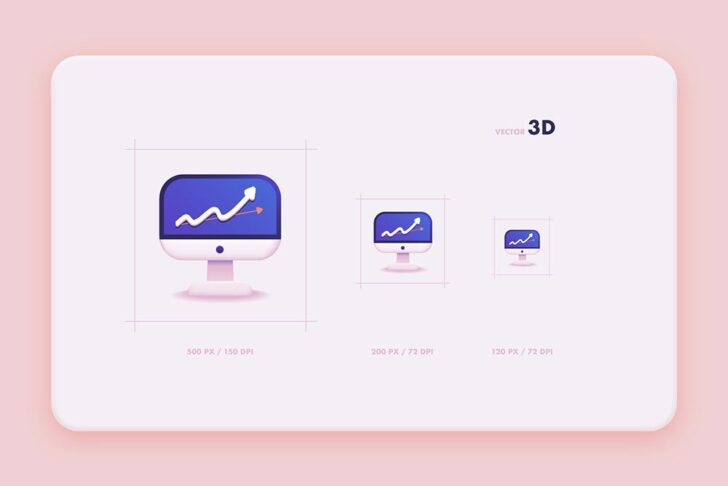 3D Fintech Icon Collection- 50 Icons | Polar Vectors