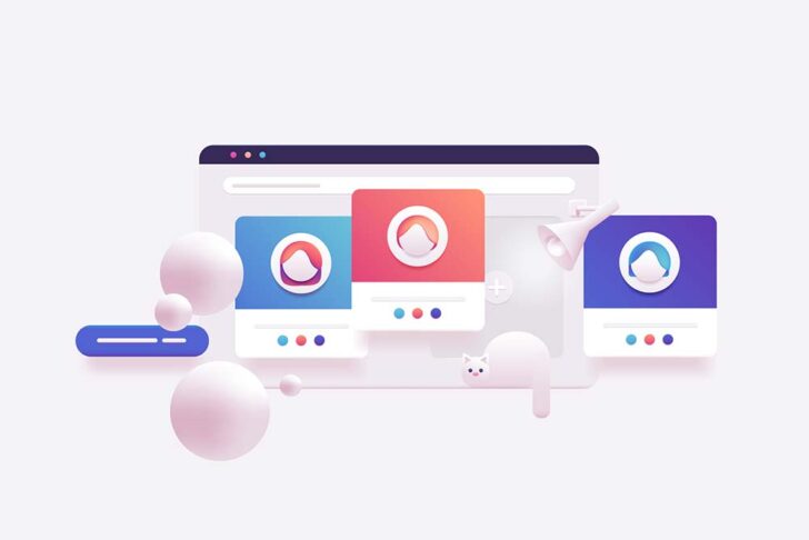 3D UI Elements Scene Creator Toolkit | Polar Vectors