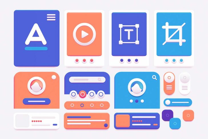 3D UI Elements Scene Creator Toolkit | Polar Vectors