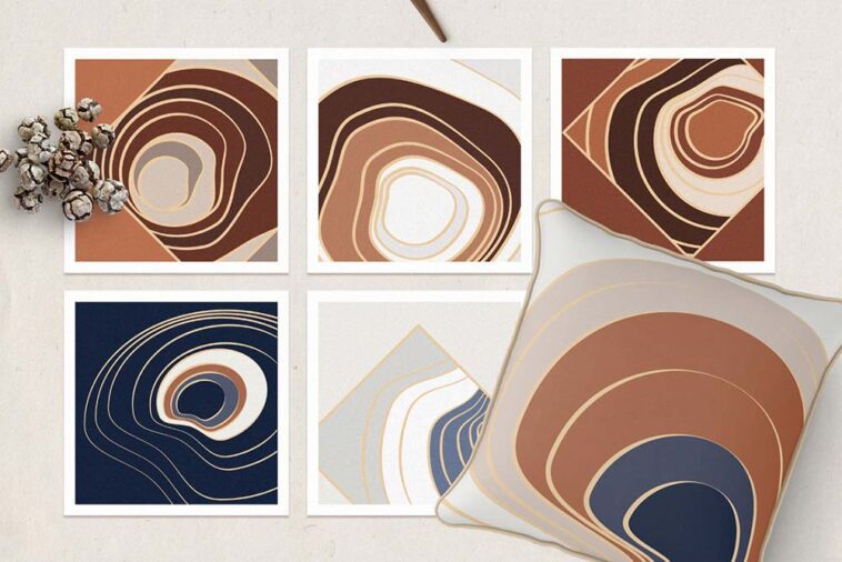 Art Deco Patterns Branding Collection | Polar Vectors