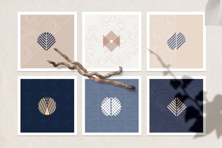 Art Deco Patterns Branding Collection | Polar Vectors