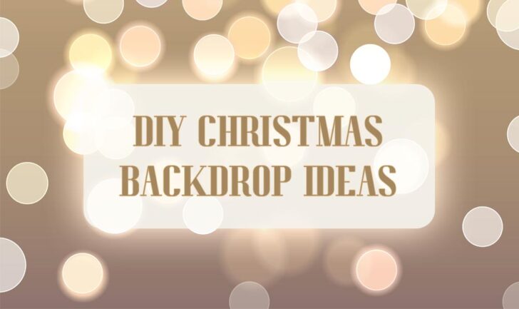 DIY Christmas Backdrop Ideas | Polar Vectors