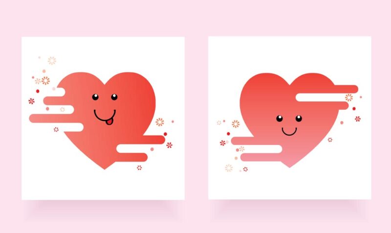 Red Heart Emojis | Polar Vectors