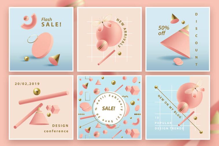 Instagram Post Template Collection | Polar Vectors