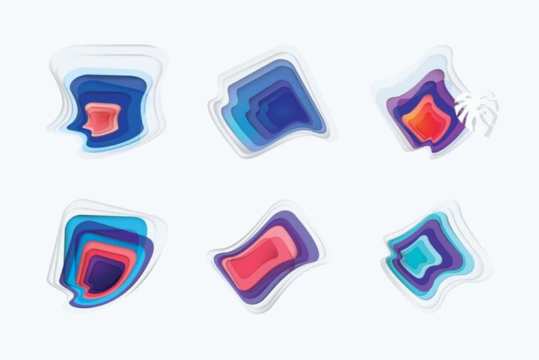 Paper Cut Out Background Collection | Polar Vectors