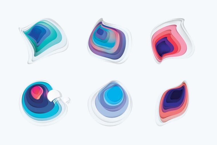 Paper Cut Out Background Collection | Polar Vectors