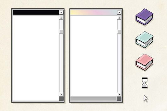 Retro Old Computer Aesthetics Kit | Polar Vectors