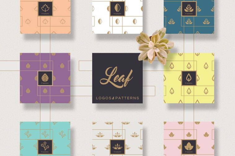 Leaf Pattern & Logo Branding Collection | Polar Vectors