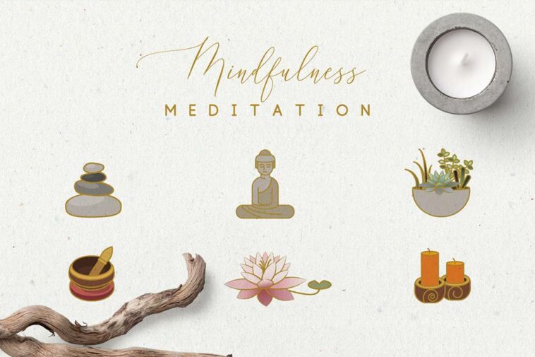 Meditation Icon Collection- Mindfulness | Polar Vectors