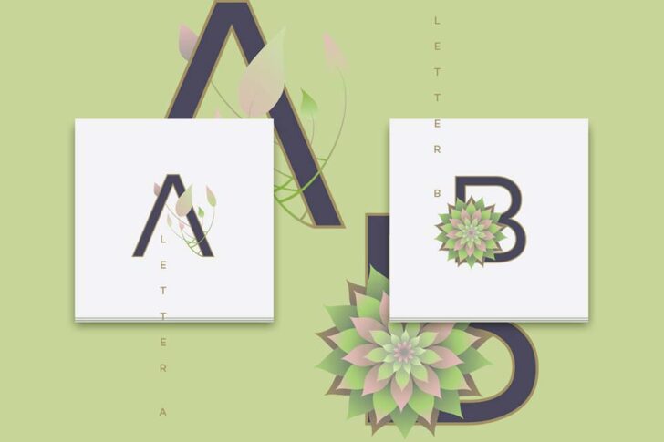 Spring Font- Alphabet Letters Collection | Polar Vectors