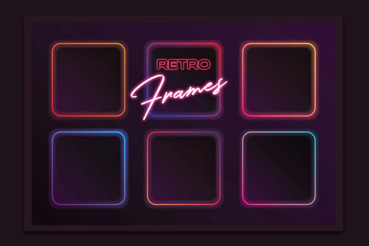 Synthwave Wallpaper Creator Toolkit | Polar Vectors
