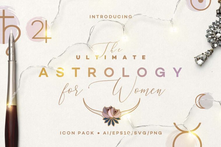 The Ultimate Astrology Icon Collection | Polar Vectors