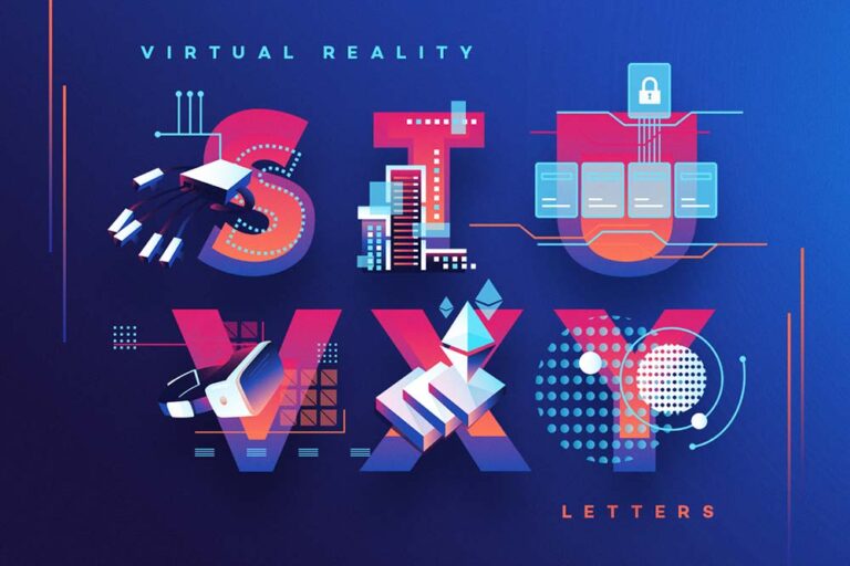VR Icon and Alphabet Collection | Polar Vectors