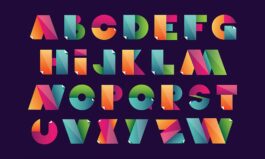 Colorful Alphabet Letters | Polar Vectors