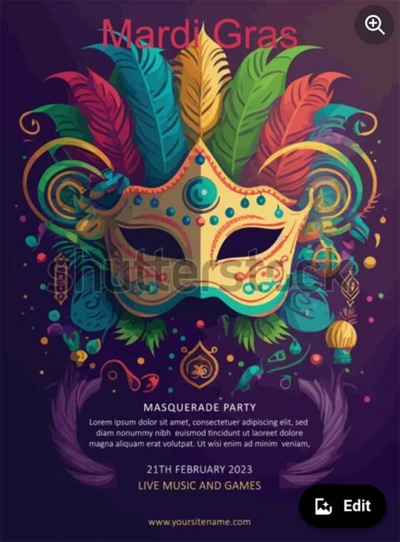 Mardi Gras Posters: Visual Alchemy for Celebrations | Polar Vectors