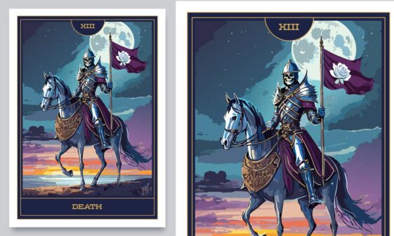 Death Printable Tarot Card | Polar Vectors