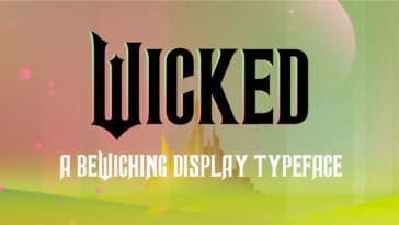 Wicked Movie Free Font | Polar Vectors