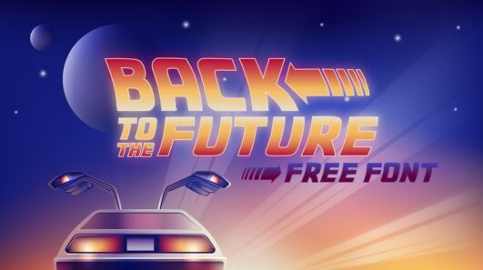 Back to The Future Font | Polar Vectors