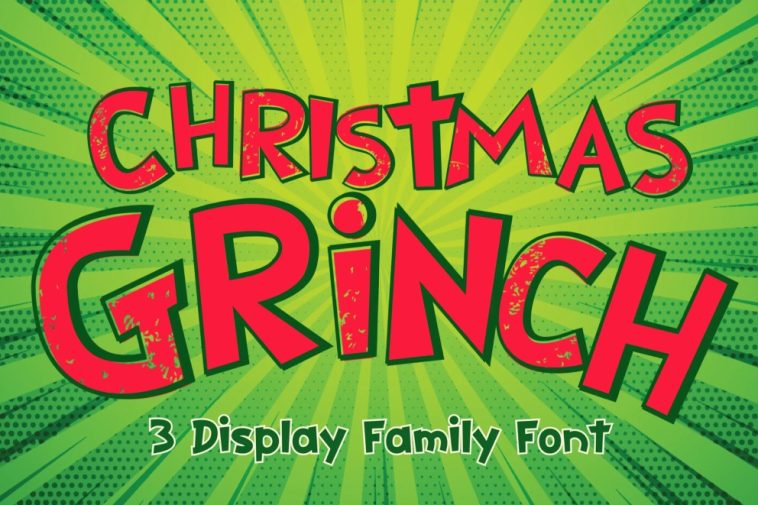 Grinch Movie Font | Polar Vectors