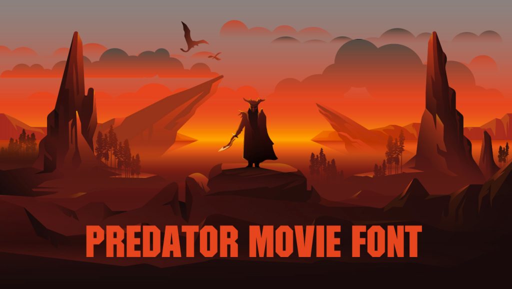 Predator Badlands Free Font Set | Polar Vectors