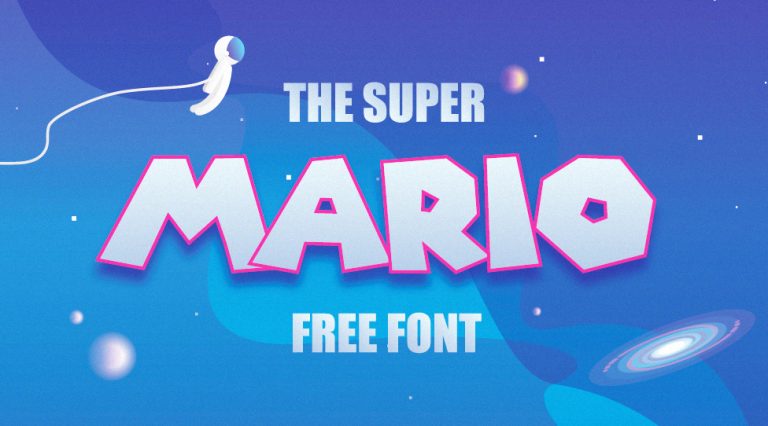 Free Super Mario Galaxy Font | Polar Vectors